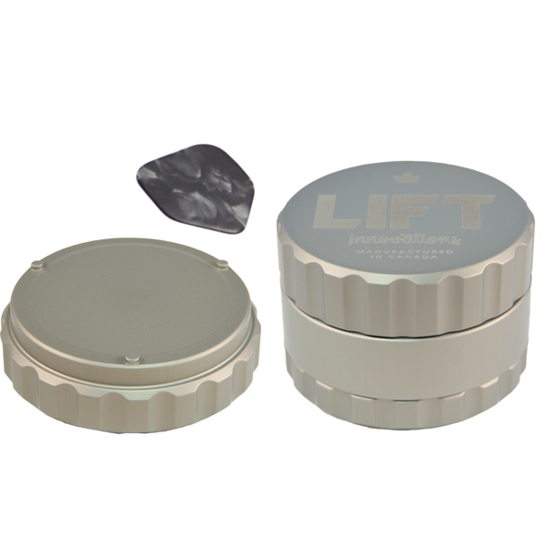 Black 3 piece grinder | Lift Innovations